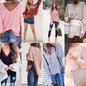 Tops | 3 Pcs Bundle Lot Of Sweater Bundle Clothing Boutique Fall ...